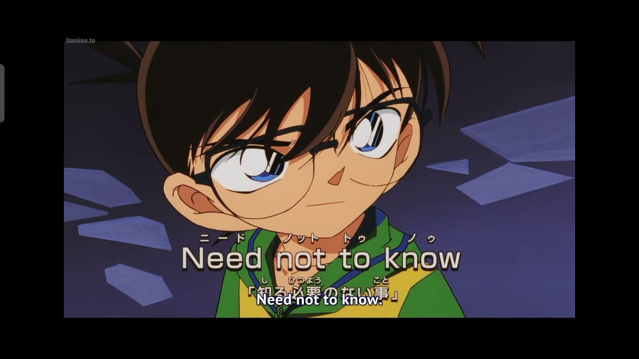 【名探偵コナン】瞳の中の暗殺者 Need not to knowからのエンディング - WACOCA ANIME