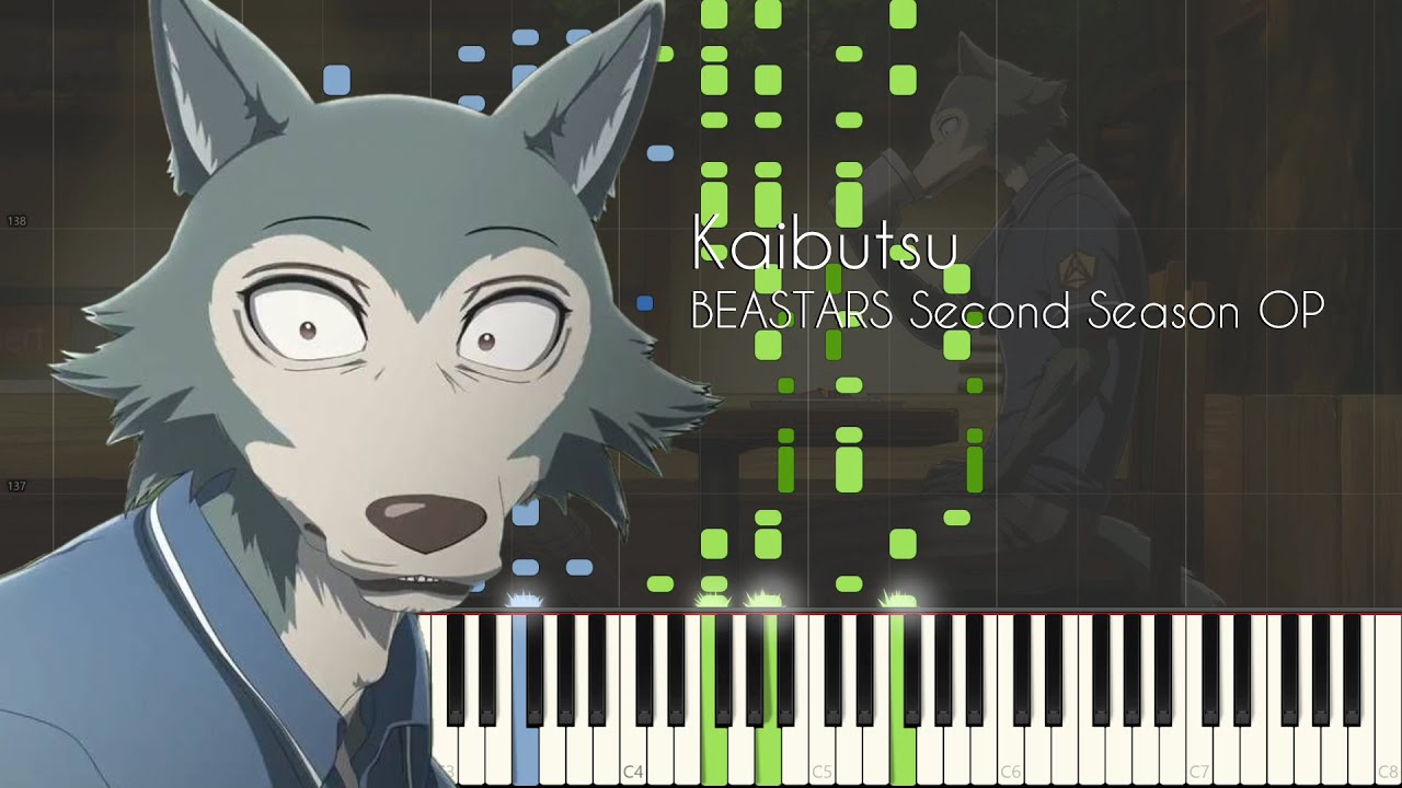 [FULL] Kaibutsu - BEASTARS Second Season OP - Piano Arrangement ...