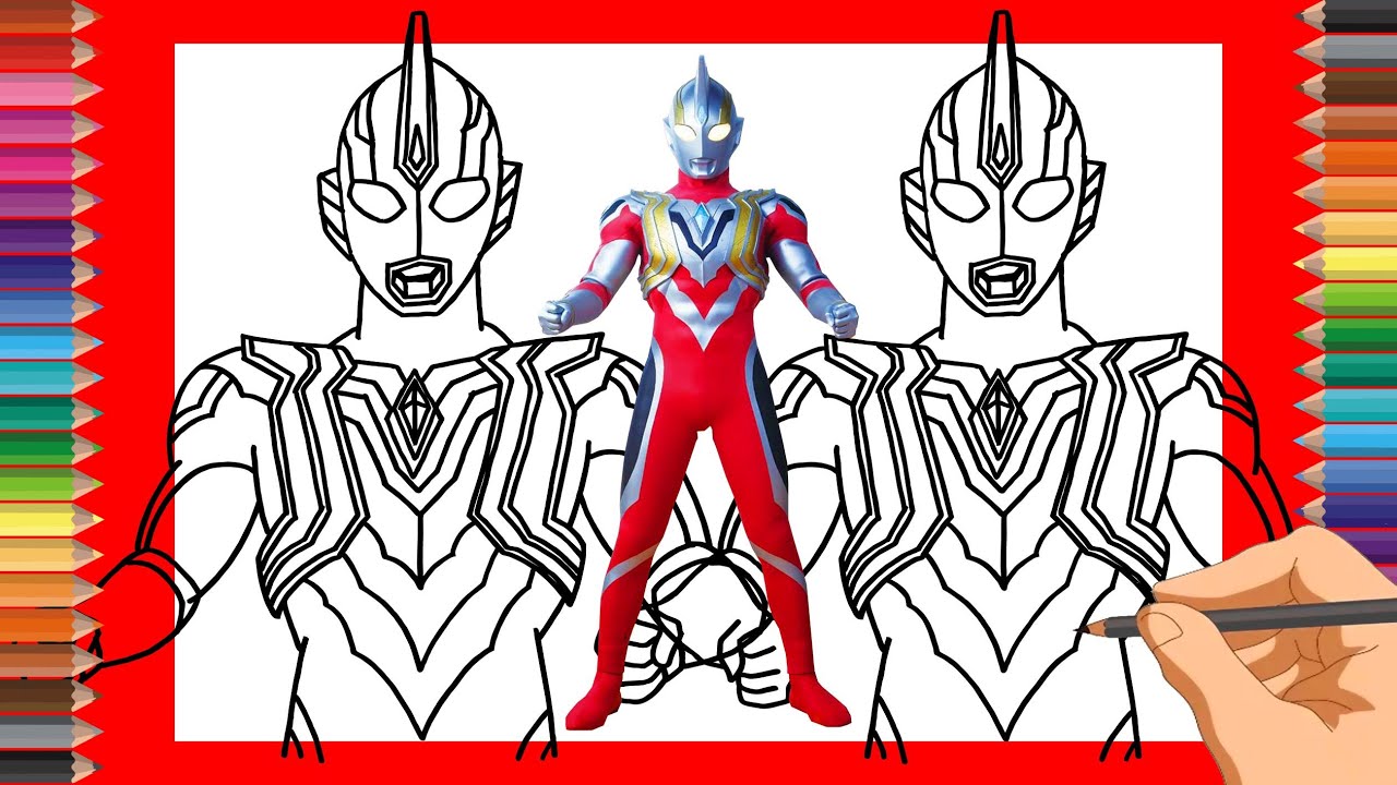 How to draw ULTRAMAN TRIGGER 2021 | New Generation Tiga - WACOCA ANIME