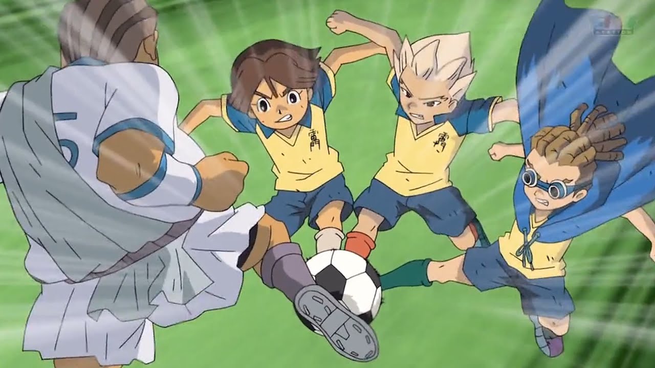 Inazuma Eleven || イナズマイレブン || Raimon Vs Zeus. Endou Learned Majin The ...