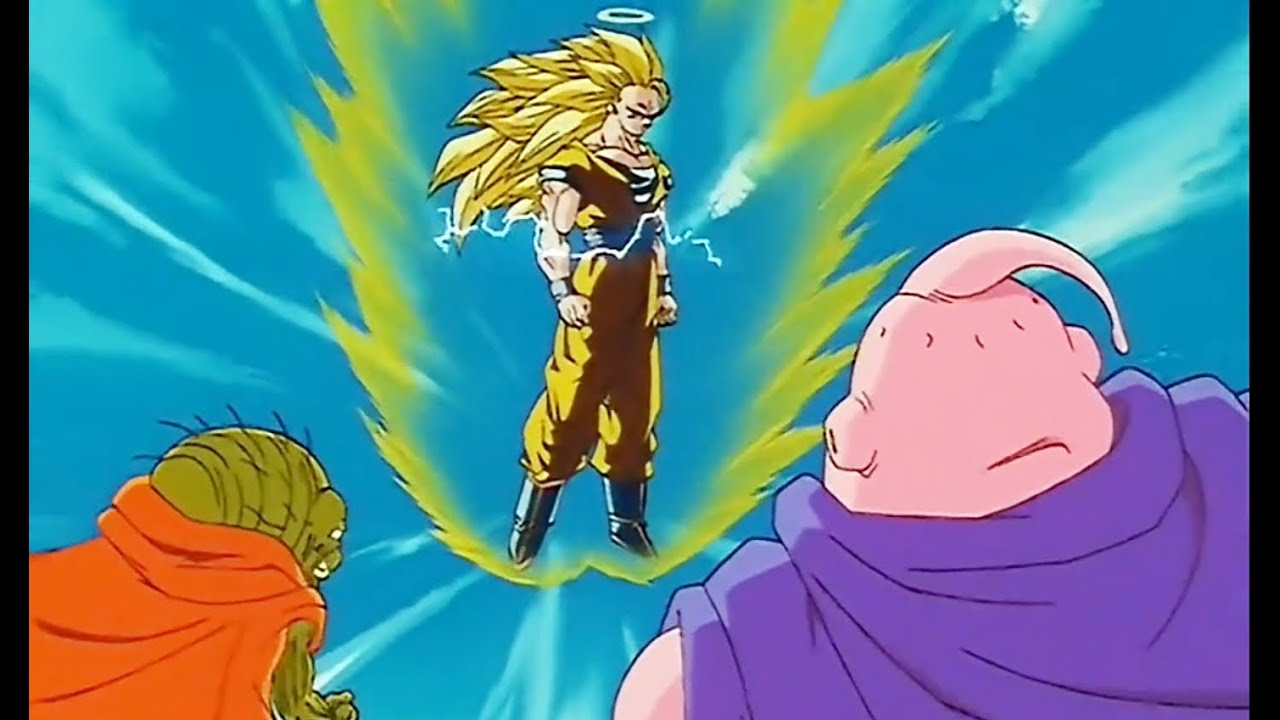 Son Goku Super Saiyan 3! 300 billion combat power - Dragon Ball Z ...
