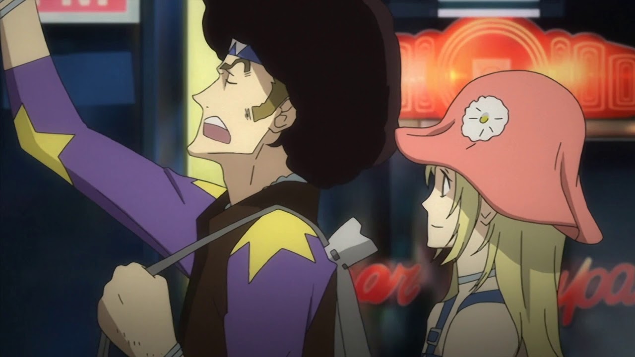 Baccano! scene: Isaac and Miria in the future - WACOCA ANIME