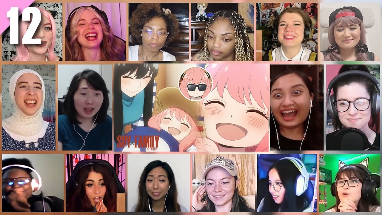 [Girls React] Spy X Family Episode 12 Reaction Mashup | スパイファミリー ...