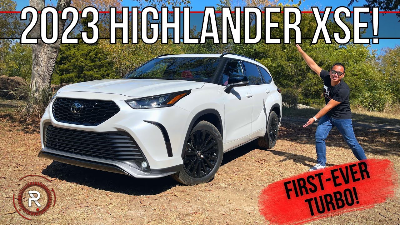 The 2023 Toyota Highlander XSE Is A Sporty Looking Turbocharged 3-Row ...