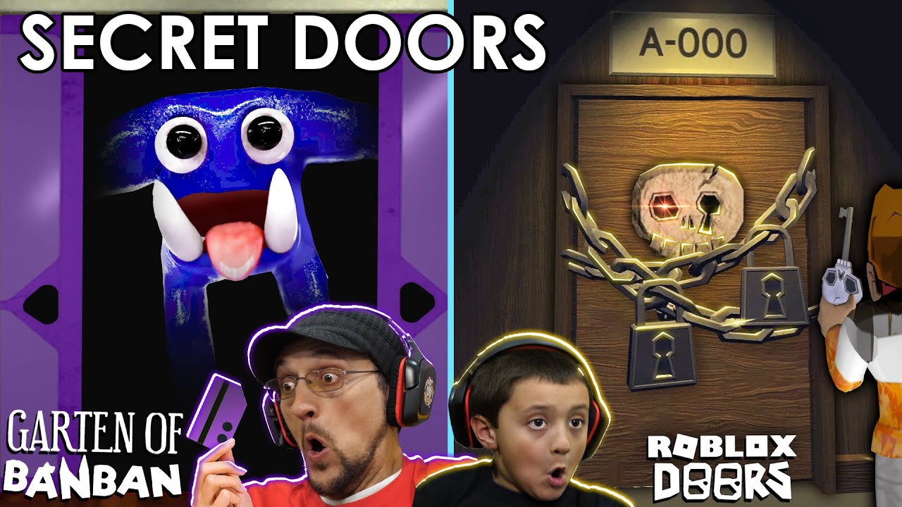 2 Secret Doors in Garten of Ban Ban & Roblox Doors Hotel Update A-000 ...