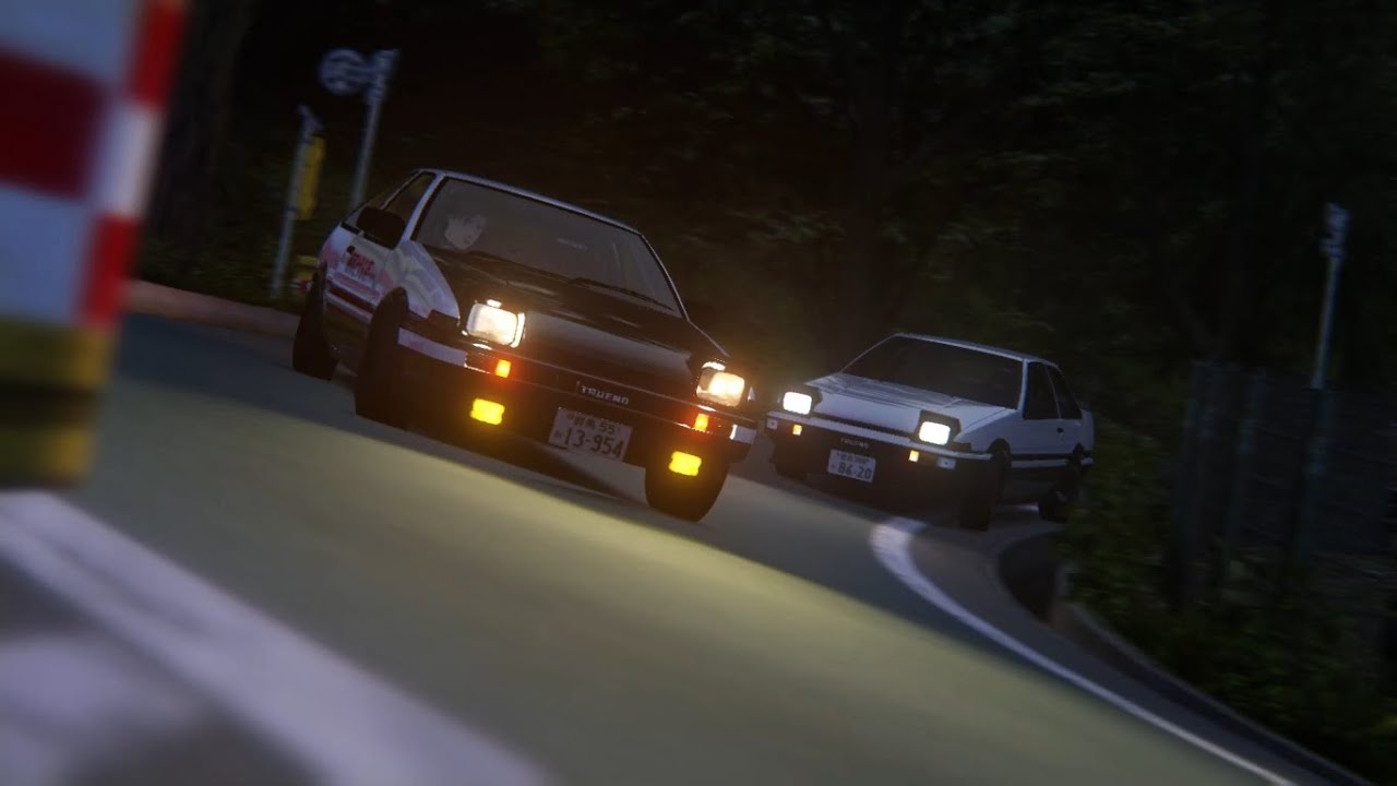 Initial D Final Stage | AE86 vs AE86 Remake | Assetto Corsa - WACOCA ANIME