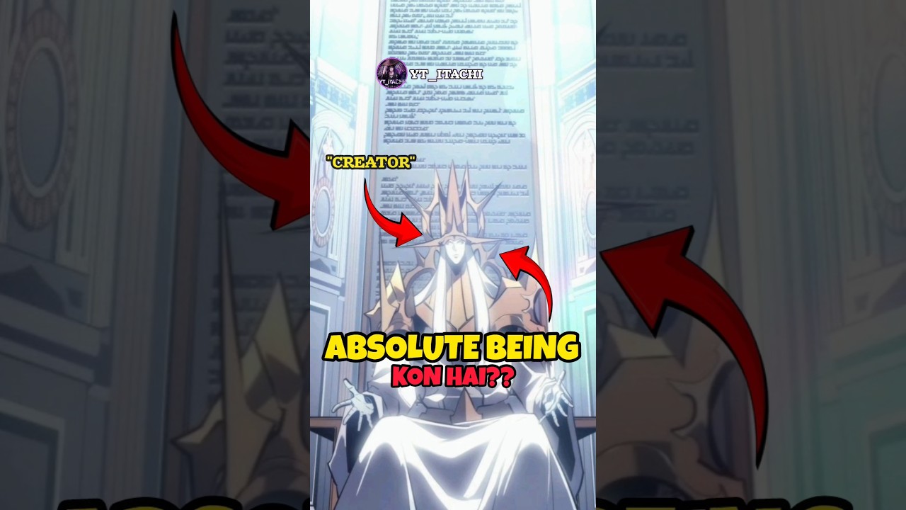 Creator Of Everything :- The absolute being 🗿 #sololeveling - WACOCA ANIME
