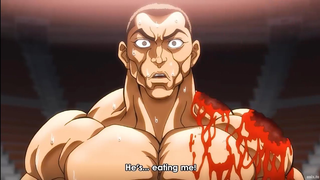 Pickle devours Kaioh Retsu ピクルが海王烈を貪る | Baki: Son of Ogre S2 #anime # ...