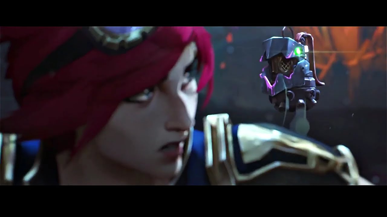 Jinx Vs Vi Full FIght 4K / Arcane Season 2 - WACOCA ANIME