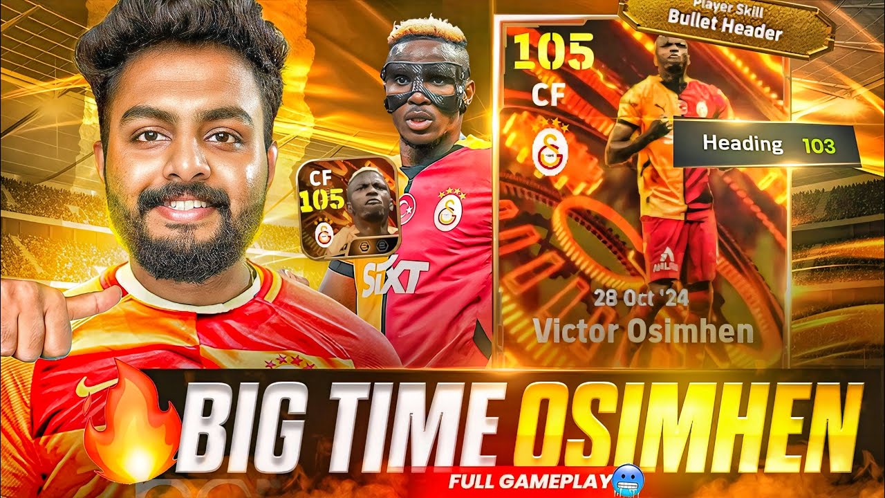 BIG TIME 106 OSIMHEN IS HACKED🤯 | Full GAMEPLAY Review🥶 | POWERFULL ...