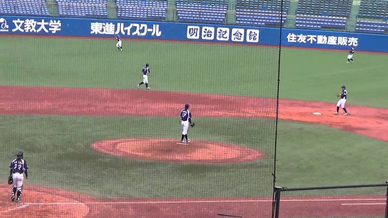 【ドラフト候補】玉井大翔VS松本晃①【東京スポニチ大会】 - WACOCA BASEBALL