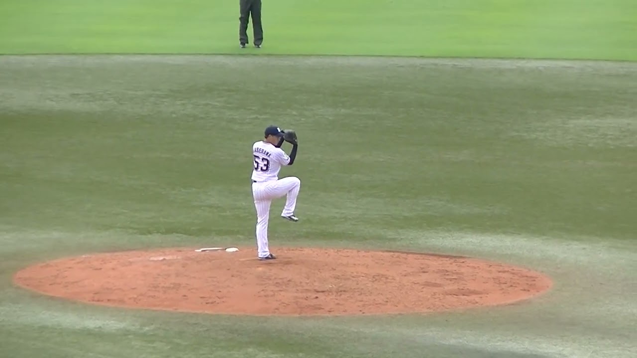 ヤクルト長谷川宙輝の投球フォーム2022年8月21日 戸田 〜イースタン ヤクルト対 巨人2022/8/21 - WACOCA BASEBALL