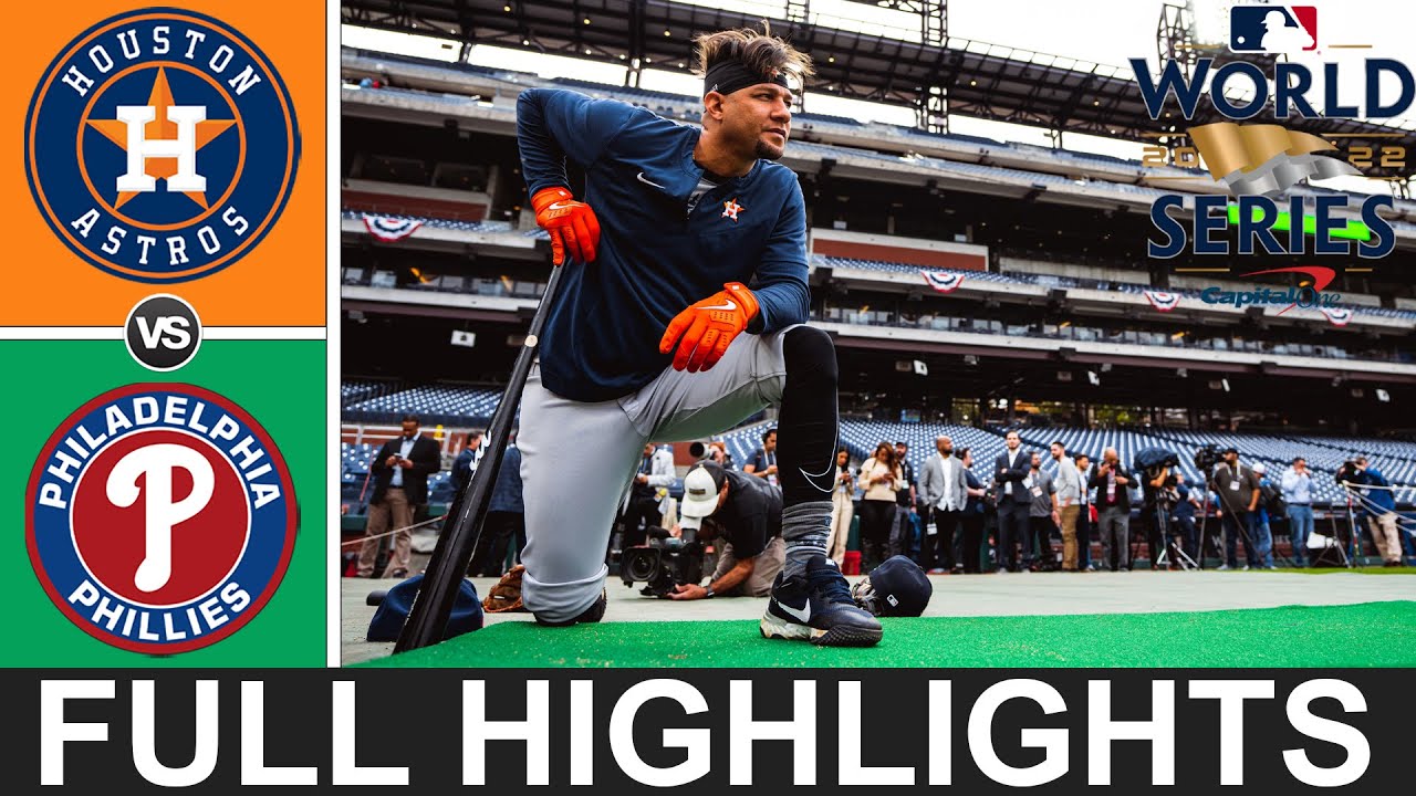 フィリーズ vs. アストロズ (10/31/22) ワールド シリーズ フル ゲーム 3 ハイライト | MLB ハイライト 2022 - WACOCA BASEBALL