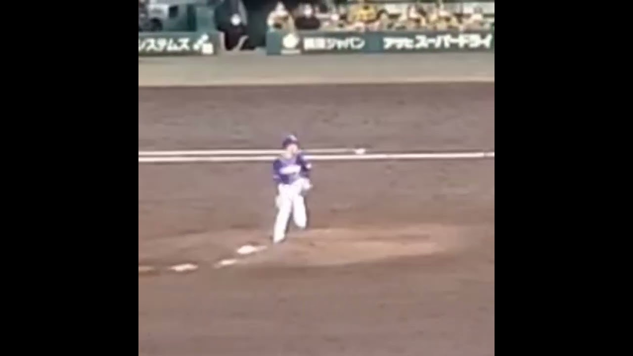 7/17 #柳裕也 #投球フォーム #shorts 20220717 @阪神甲子園球場･ﾚﾌﾄ外野 ｳﾙ虎の夏2022 - WACOCA BASEBALL