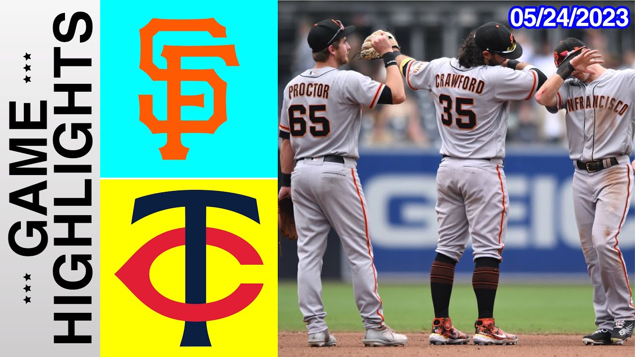 サンフランシスコ・ジャイアンツ vs ミネソタ・ツインズ [Inning 1-3] 2023 年 5 月 24 日 | MLB ハイライト 2023 - WACOCA BASEBALL