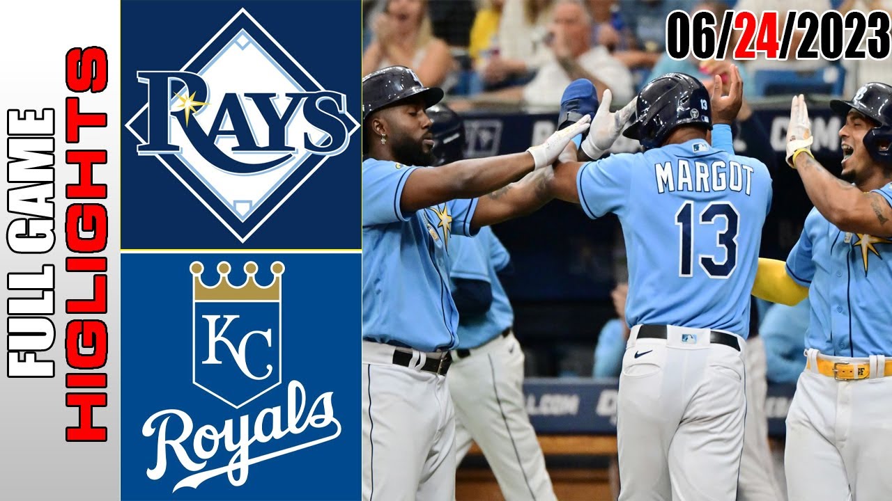 タンパベイ・レイズ vs カンザスシティ・ロイヤルズ フルハイライト | MLB トゥデー 2023 年 6 月 24 日 | MLB 2023 - WACOCA BASEBALL