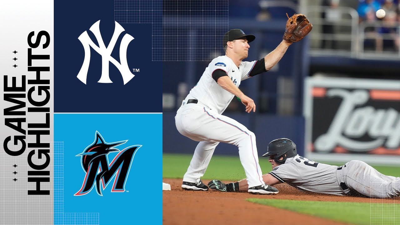 Yankees vs. Marlins Game Highlights (8/13/23) | MLB Highlights - WACOCA ...