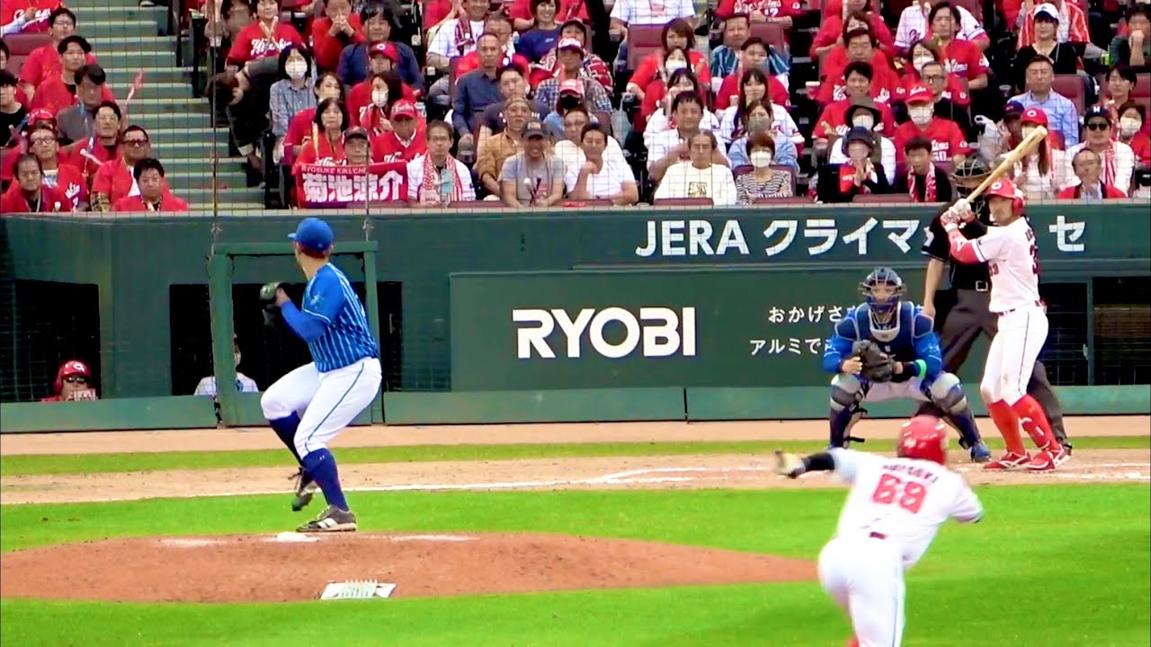 派手にやられた羽月隆太郎の三盗！ 横浜DeNAベイスターズ 2023/10/14 - WACOCA BASEBALL