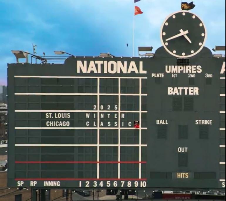 ブラックホークスは、2025年のNHLウィンタークラシックがリグレー・フィールド（feat.コナー・ベダード）で開催されることを発表した。 - WACOCA BASEBALL