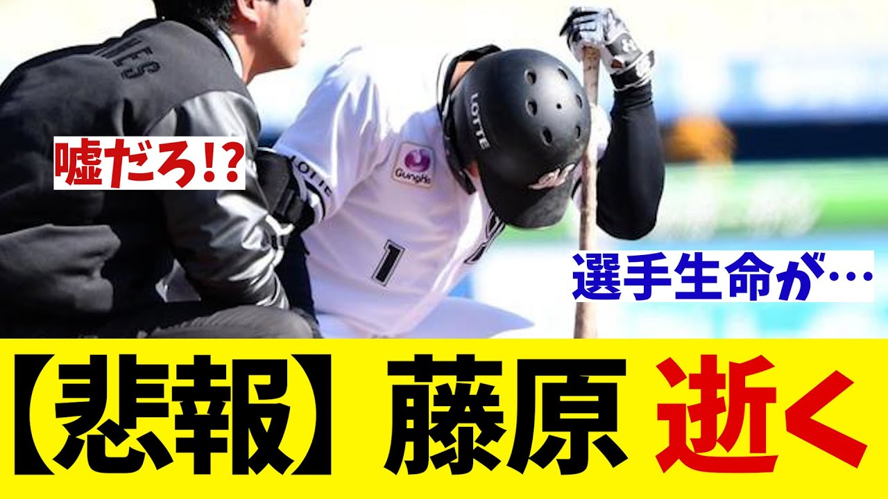 ロッテ・藤原恭大 逝く・・・【野球情報】【2ch 5ch】【なんJ なんG反応】 - WACOCA BASEBALL