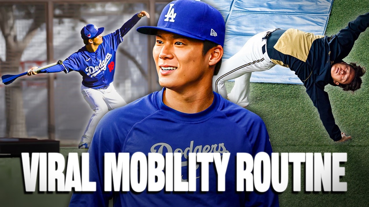 Breaking Down Yoshinobu Yamamoto’s Throwing & Mobility Routine | 山本由伸のルーティン - WACOCA BASEBALL