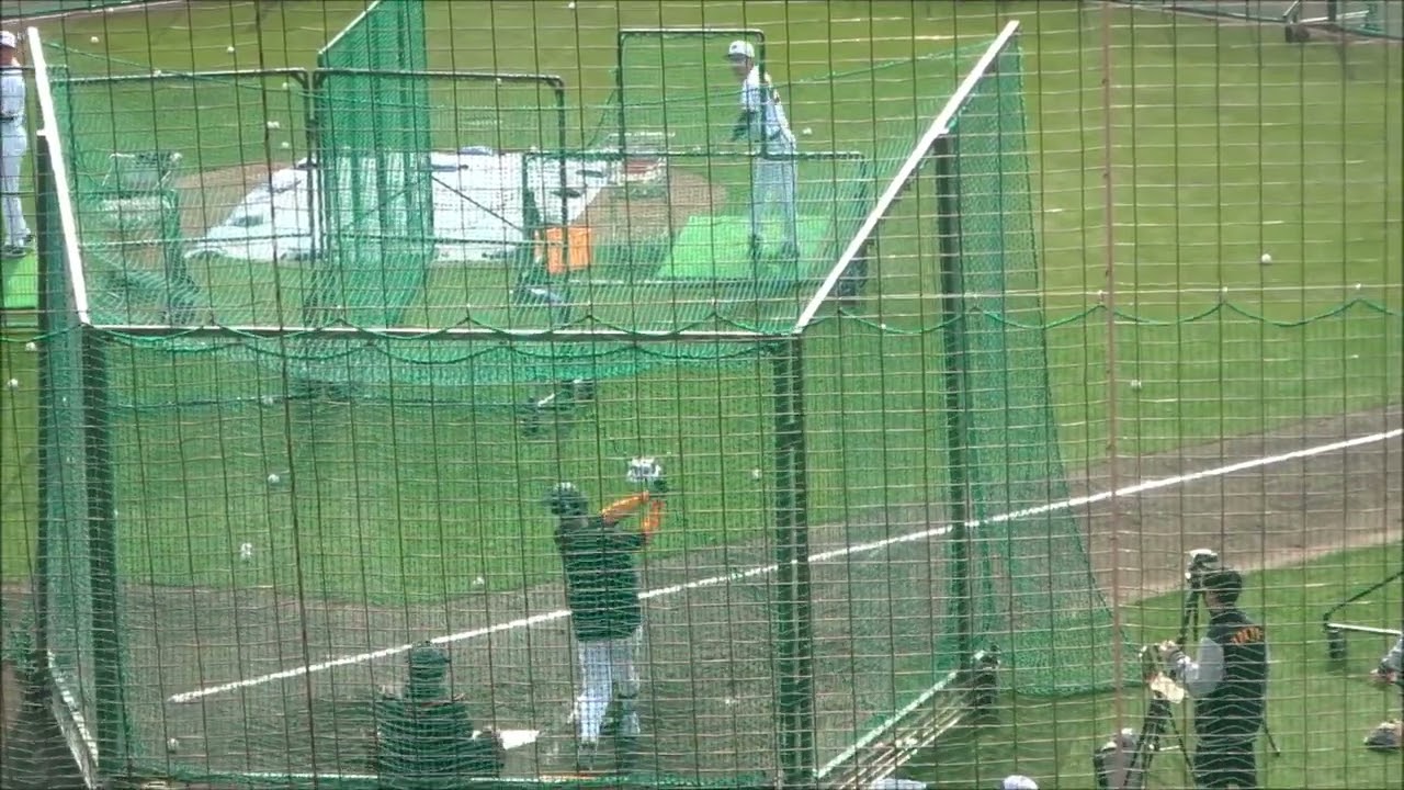 吉川尚輝・門脇誠、フリーバッティング（2025.02.03） ～読売ジャイアンツ宮崎春季キャンプ2025～ - WACOCA BASEBALL