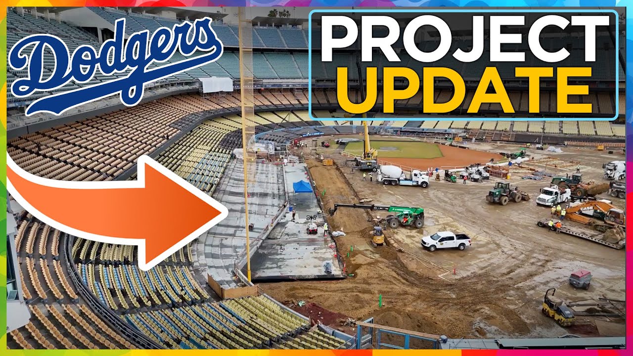 Dodger Stadium Construction Update（2025年2月に準備ができています） - WACOCA BASEBALL