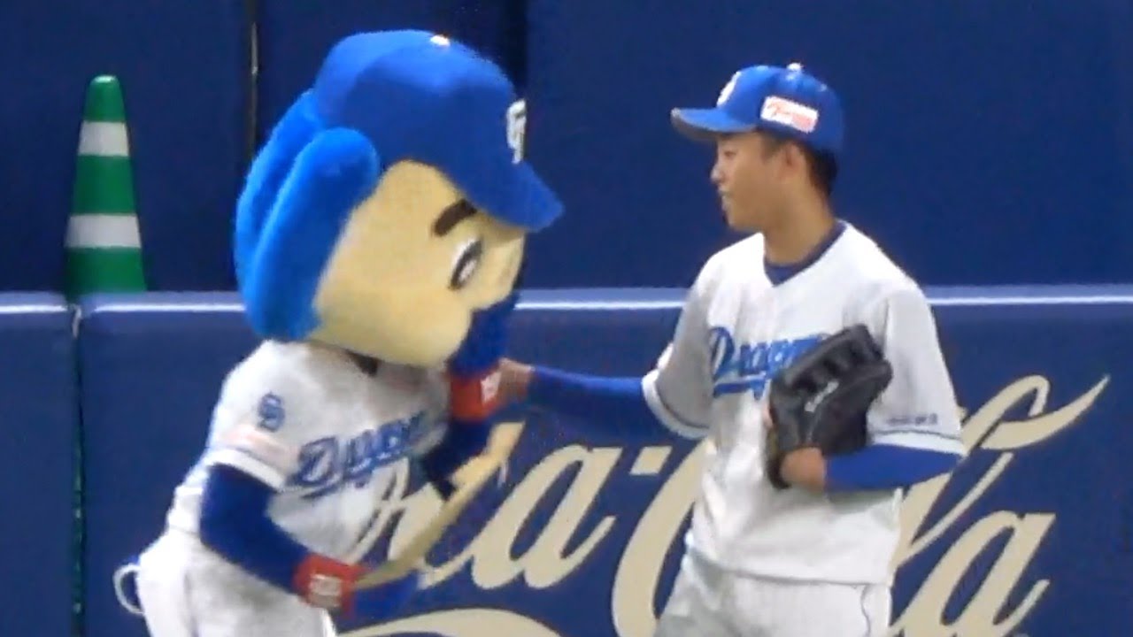 ドアラと岡林勇希の会話 中日ドラゴンズVS横浜DeNAベイスターズ 2025/03/01 - WACOCA BASEBALL
