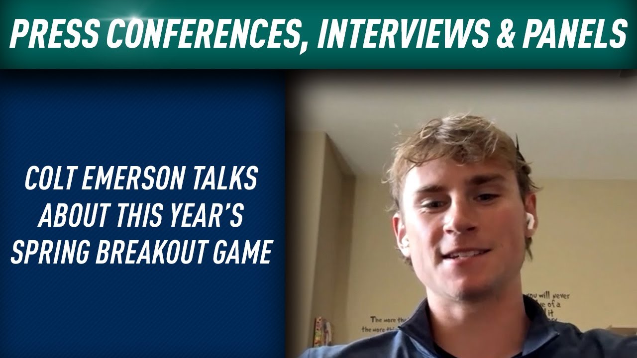 Colt Emerson Gets Us Ready For This Year’s Spring Breakout Game ...