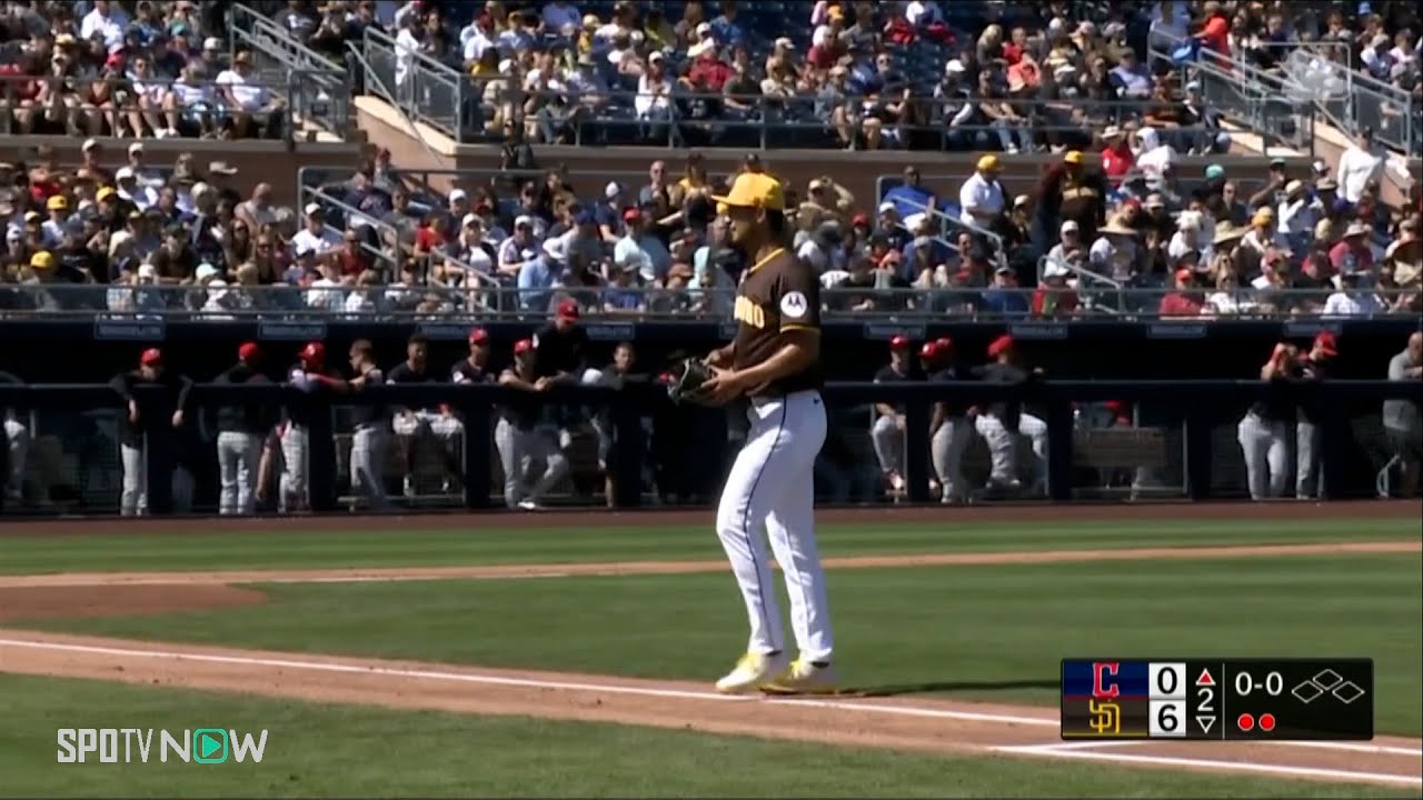 【ダルビッシュ有 2回は2奪三振の三者凡退！】ガーディアンズvsパドレス MLB2025スプリングトレーニング 3.9 - WACOCA BASEBALL