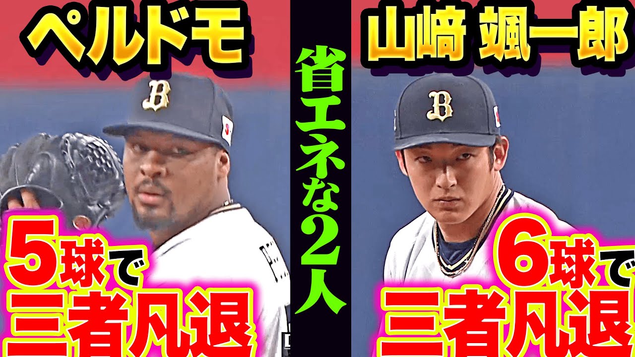 【省エネな2人】ペルドモ・山﨑颯一郎『横浜DeNA打線を翻弄…合わせて11球で三者凡退！』 - WACOCA BASEBALL