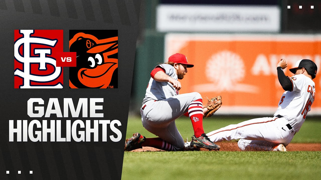 カーディナルズ対オリオールズゲームのハイライト（5/26/25）| MLBのハイライト - WACOCA BASEBALL
