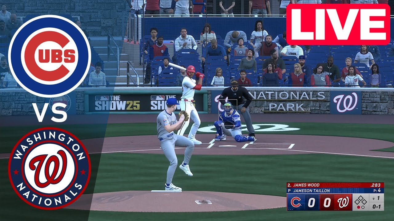 MLBLive🔴ChicagoCubs vs Washington Nationals -2025年6月4日|フルゲームMLB 2025 en vivo - WACOCA BASEBALL