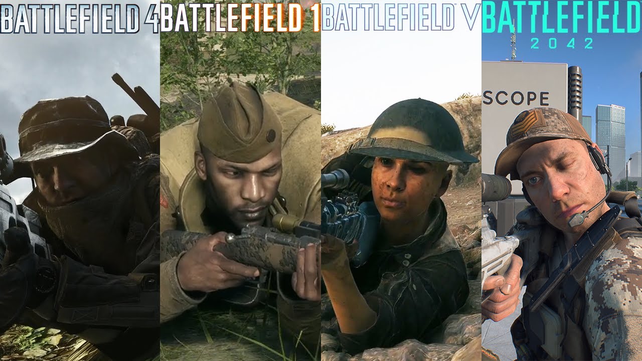 BFシリーズのグラフィックを比べてみたら、あの作品だけ進化の度合いがレベチだったw[BF4,BF1,BF5,BF2042] - WACOCA GAMES