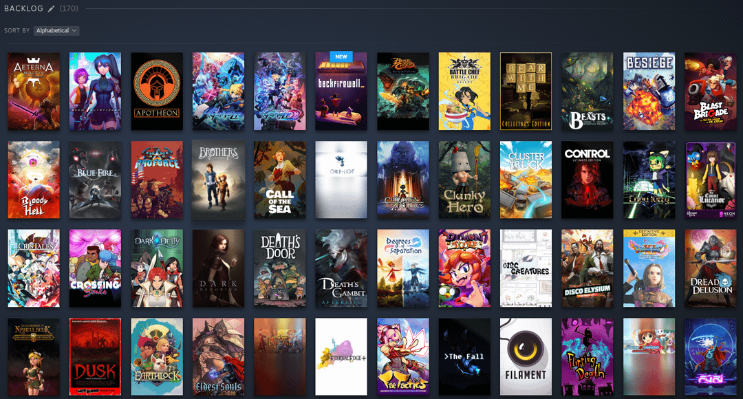 これは私のバックログ (主にインディー ゲーム) です。保証できるものなら何でもお気軽に販売してください。 - WACOCA GAMES