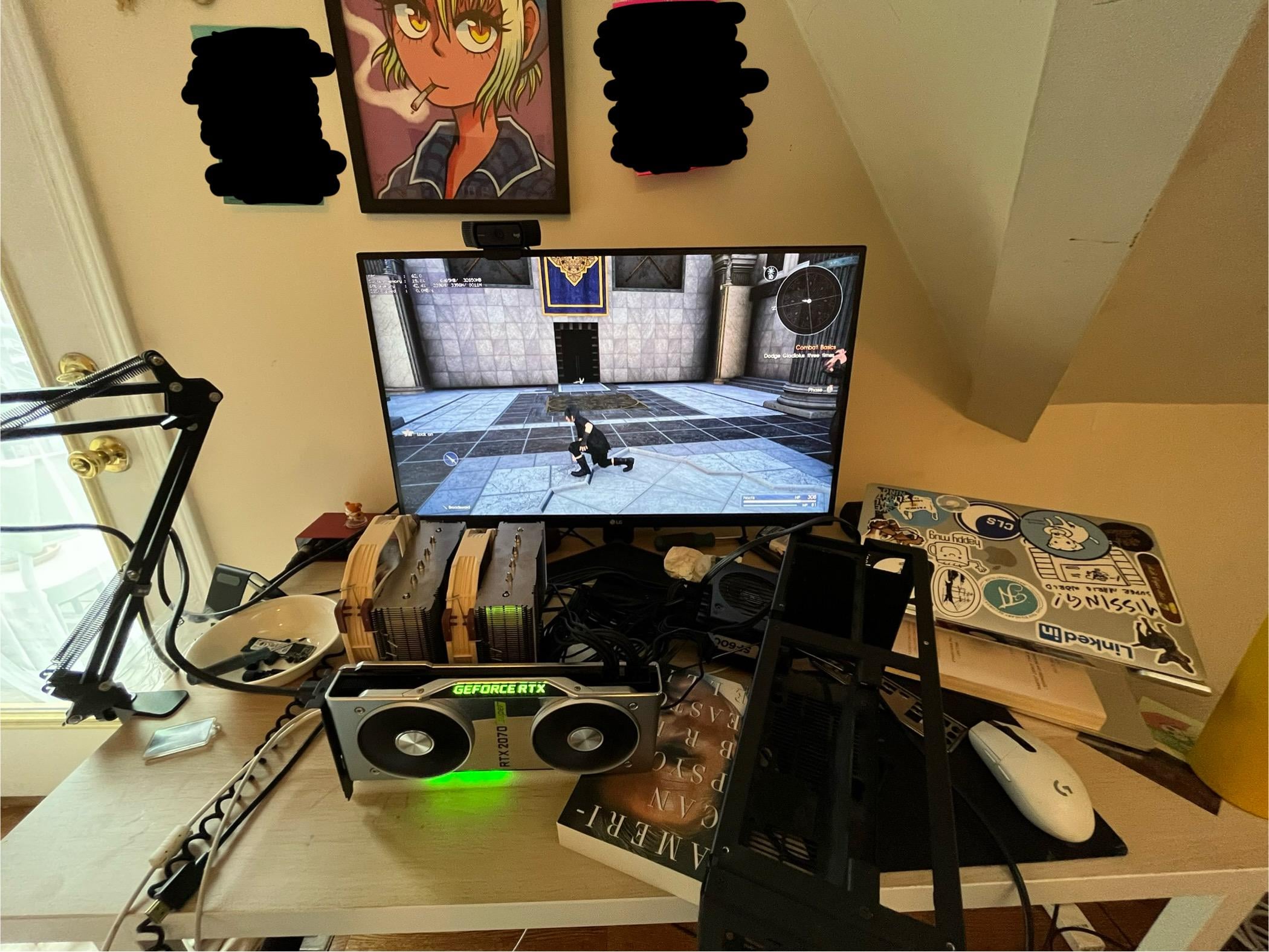 SFF AIO が壊れ、現時点で購入できる唯一の冷却ソリューションが適合しませんでした。 現在はオープンエアビルドです - WACOCA GAMES