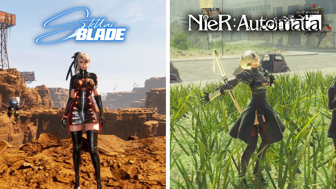 Stellar Blade vs NieR: Automata - Physics and Details Comparison - WACOCA GAMES