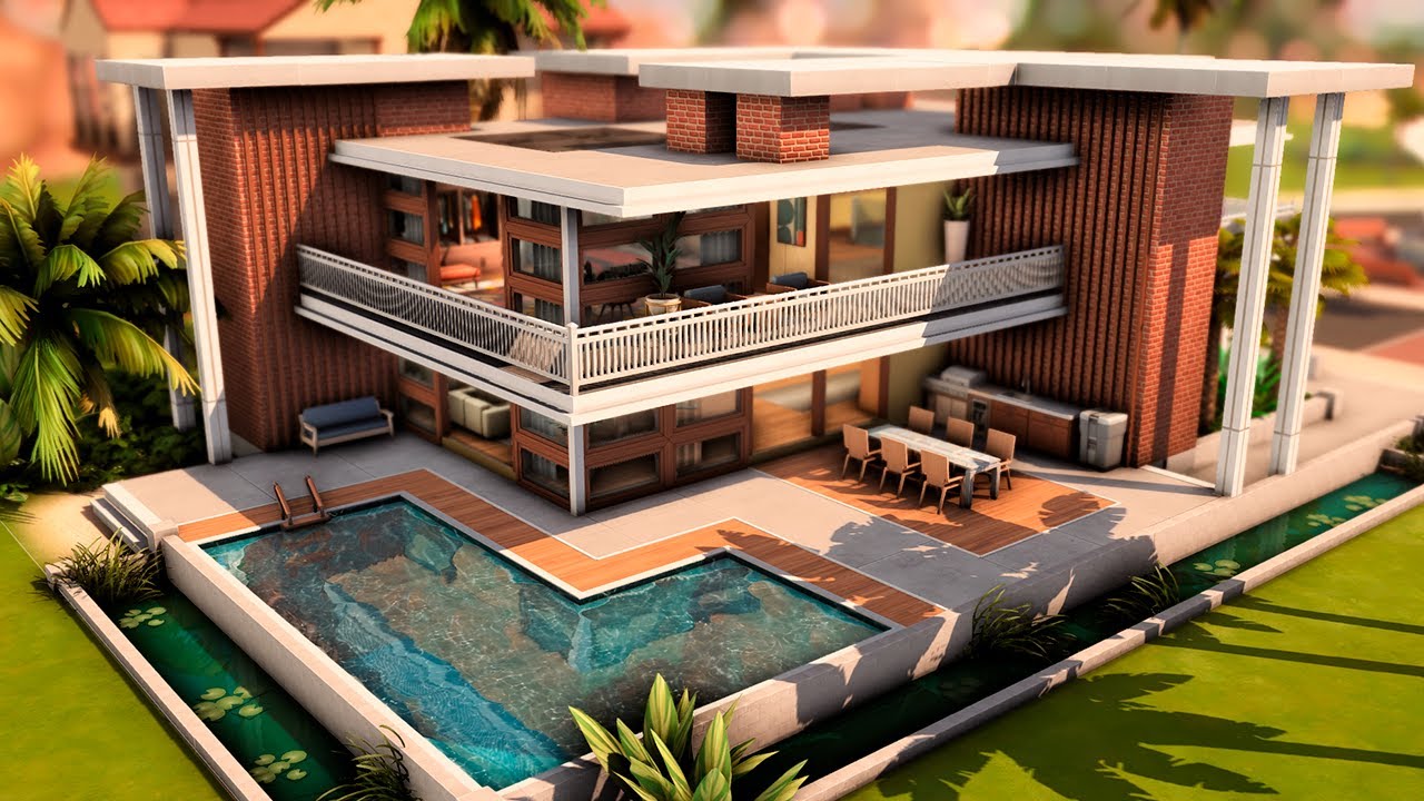 CONSTRUÍ UMA CASA COLORIDA (FINALMENTE) (NO CC) - The Sims 4 Speed Build - WACOCA GAMES