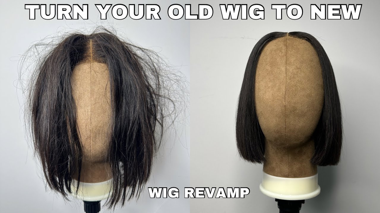 DIY : How To Turn Your Old Wigs To New By Yourself | No More Steve Hair ...
