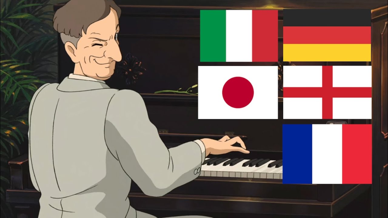 "Das Gibt's Nur Einmal" In five different languages (The Wind Has Risen ...