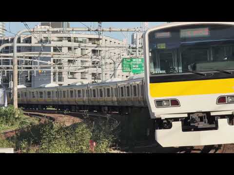 E233系T8編成他 信濃町駅でのすれ違い - WACOCA TOURS