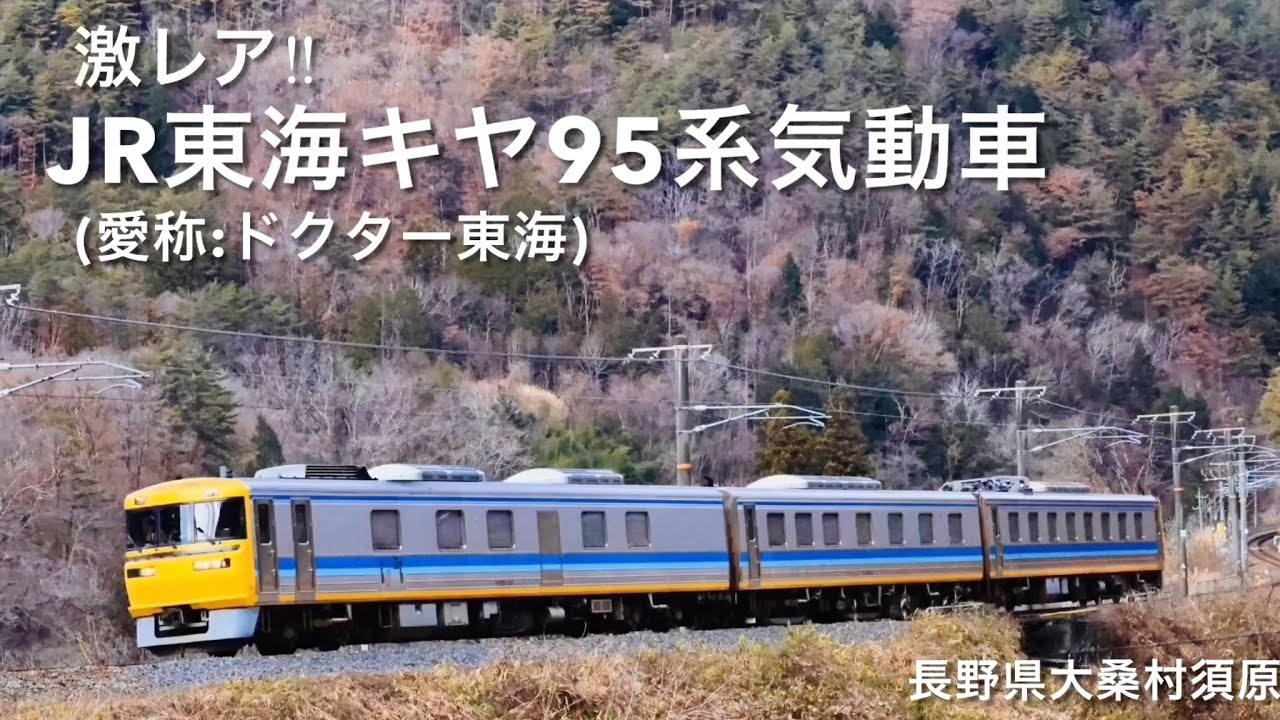激レア‼︎・JR東海キヤ95系気動車(愛称:ドクター東海)・長野県大桑村須原 - WACOCA TOURS