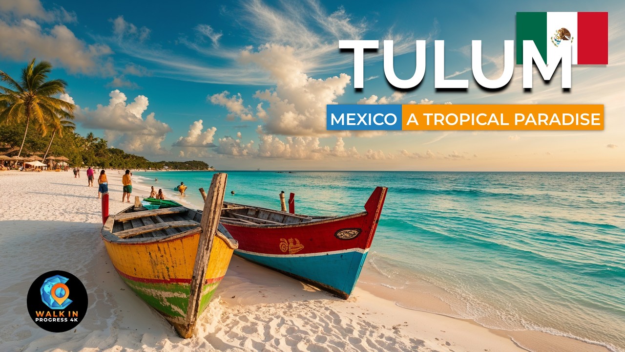 Tulum Beach, Mexico 🇲🇽 The Mexican Best Beaches & Blue Waters 🏝️ 4K ...