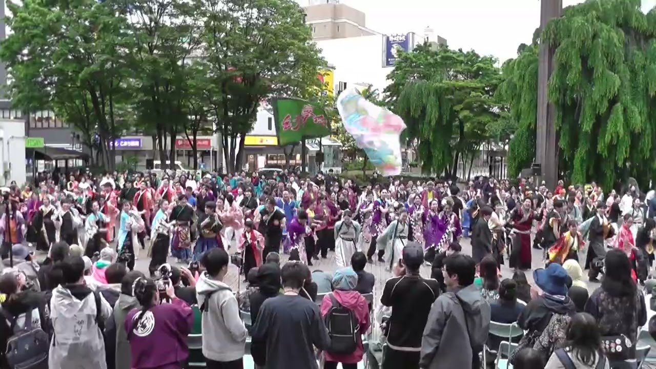 角田いなせ組_第25回YOSAKOIさんさ_2025.05.25_JR盛岡駅前滝の広場会場_踊るYOSAKOI愛日本 - WACOCA TOURS