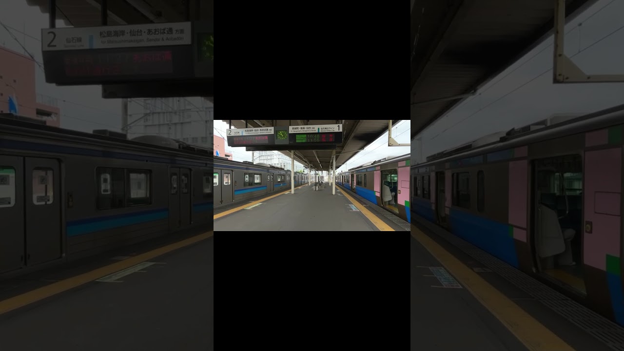 土日しか聞けない石巻駅の神発車メロディー #shorts #発車メロディー #石巻 - WACOCA TOURS