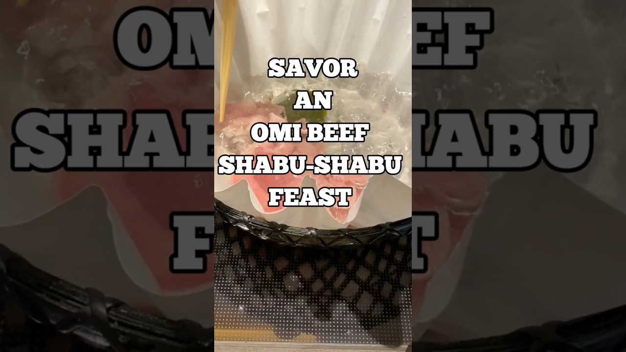 "Savoring Omi Beef Shabu-Shabu: A Culinary Adventure at Ogoto Onsen ...