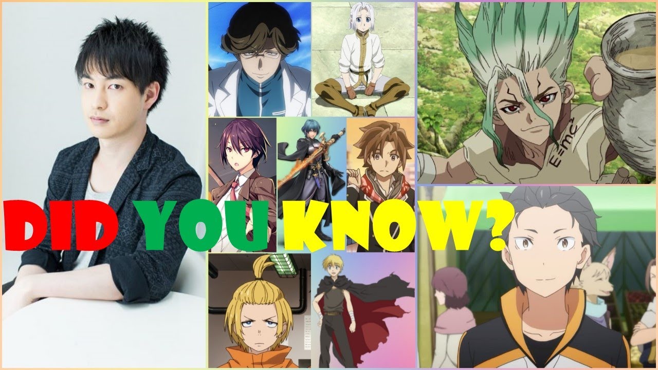 Yusuke Kobayashi (Senku/Subaru) - Voice acting/seiyuu 小林 裕介 声優 ...