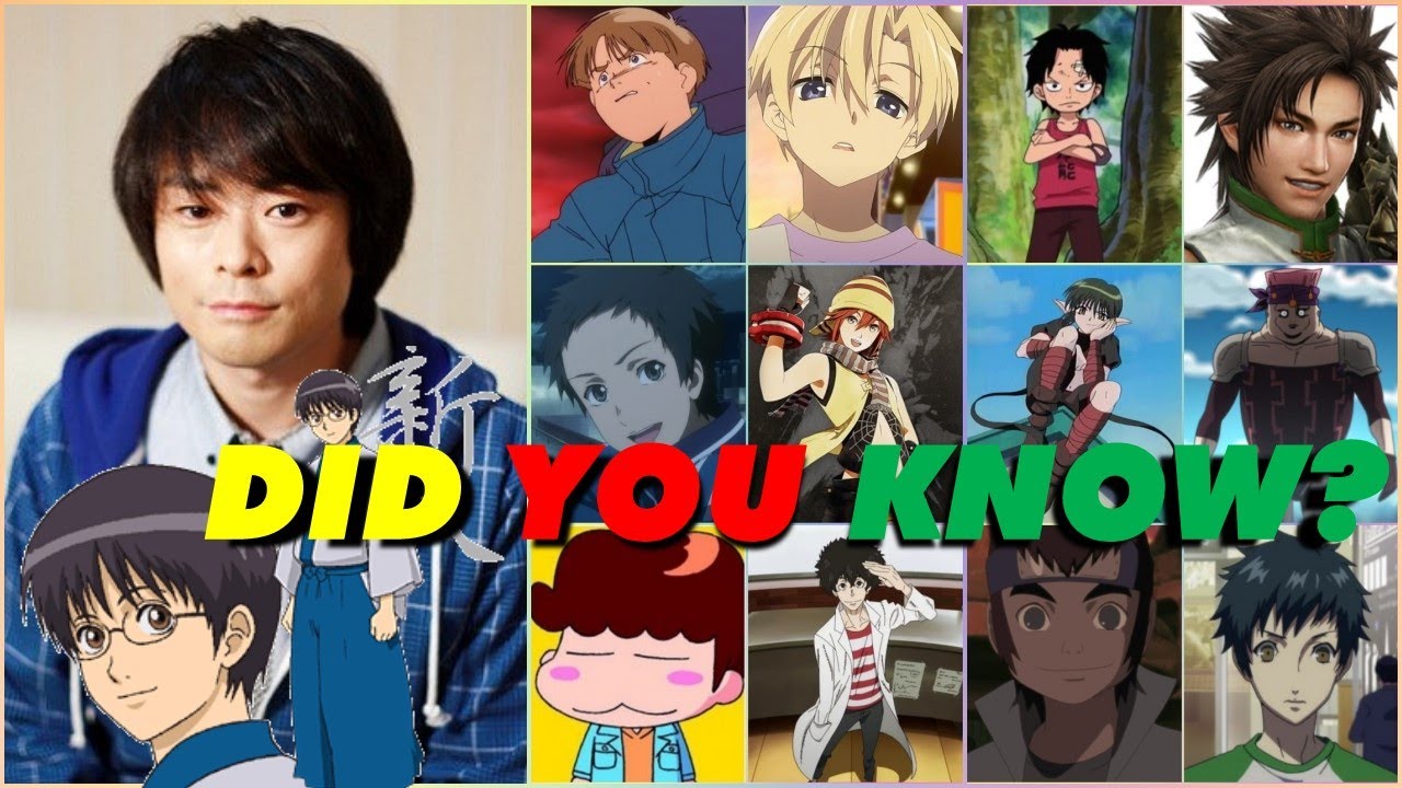 Daisuke Sakaguchi (Shinpachi) - Voice acting/seiyuu 阪口 大助 声優 collection that you might not know ...