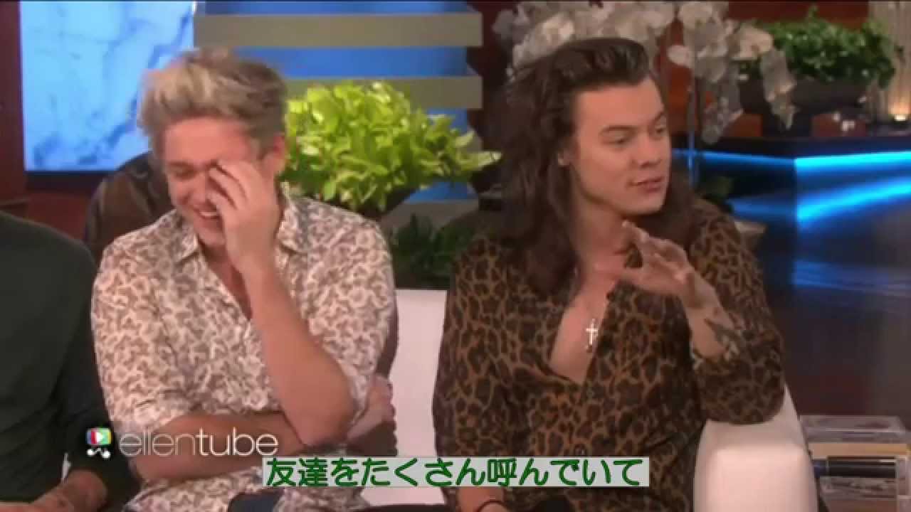 日本語訳 字幕 One Direction : The Ellen Show 2015 - WACOCA VIDEOS