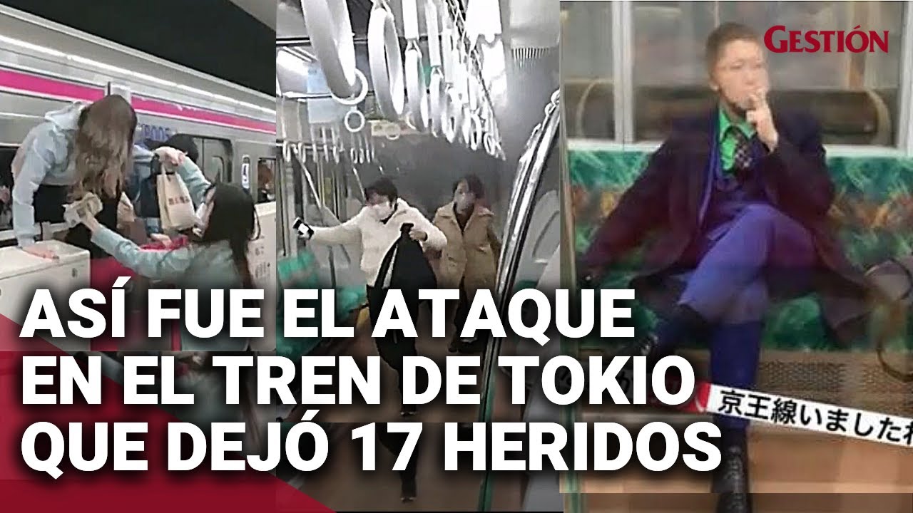 JAPÓN: Así fue el ataque de un hombre disfrazado de Joker en un tren de ...